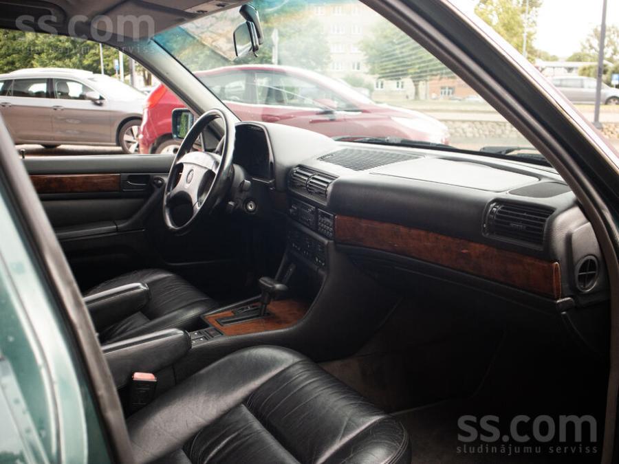 Зеленый БМВ 750 1991 в Лиепая, объемом двигателя 5.00 л и пробегом 262 тыс. км за 9750 €, фото 18 на AUTOMOTO.COM.LV