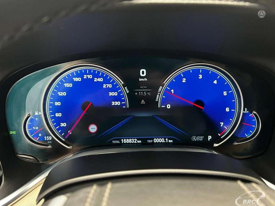 Grey BMW 750 2015 in Vilnius, with an engine capacity of 4.40 L and mileage of 169 thousand km for 16900 €, photo 22 on AUTOMOTO.COM.LV