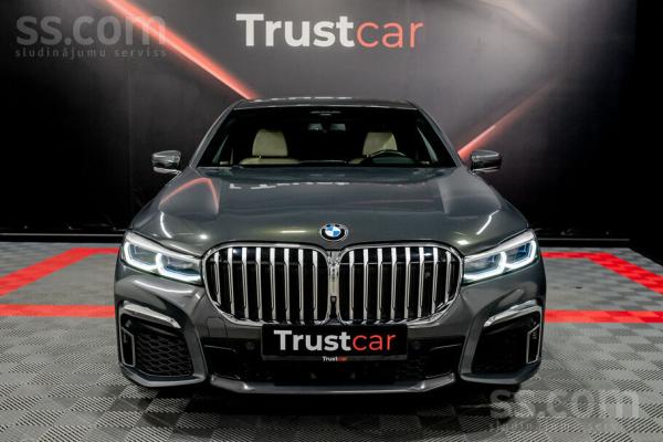 Grey BMW 750 2020 in Tallinn, with an engine capacity of 4.40 L and mileage of 193 thousand km for 41000 €, photo 4 on AUTOMOTO.COM.LV