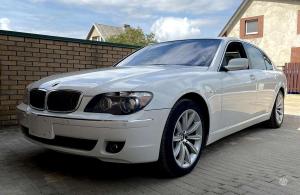 White BMW 750 2008 in Siauliai, with an engine capacity of 4.80 L and mileage of 133 thousand km for 9900 €, photo 32 on AUTOMOTO.COM.LV