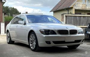 White BMW 750 2008 in Siauliai, with an engine capacity of 4.80 L and mileage of 133 thousand km for 9900 €, photo 33 on AUTOMOTO.COM.LV