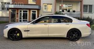 White BMW 750 2009 in Riga, with an engine capacity of 4.40 L and mileage of 214 thousand km for 11500 €, photo 7 on AUTOMOTO.COM.LV