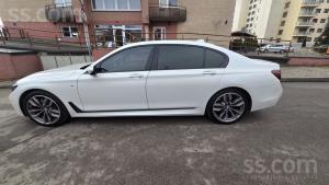 White BMW 750 2016 in Riga, with an engine capacity of 4.40 L and mileage of 173 thousand km for 31750 €, photo 3 on AUTOMOTO.COM.LV
