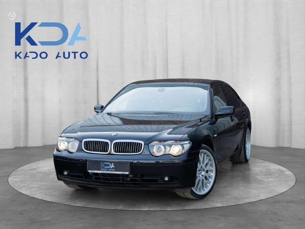 Black BMW 760 2004 in Marijampole, with an engine capacity of 5.97 L and mileage of 231 thousand km for 8450 €, photo 4 on AUTOMOTO.COM.LV