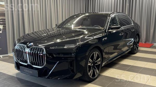 Melns BMW 760 2024 Rīga, ar dzinēja tilpumu 3.00 L un nobraukumu 62 tūkst. km par 109990 €, foto  vietnē AUTOMOTO.COM.LV