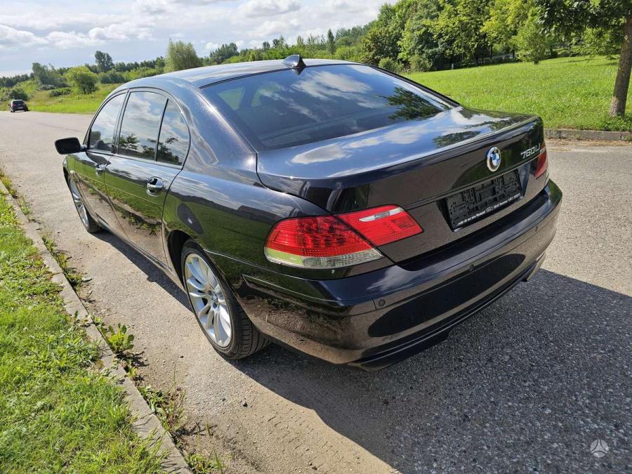 Brown BMW 760 2006 in Kedainiai, with an engine capacity of 5.97 L and mileage of 282 thousand km for 15900 €, photo 8 on AUTOMOTO.COM.LV