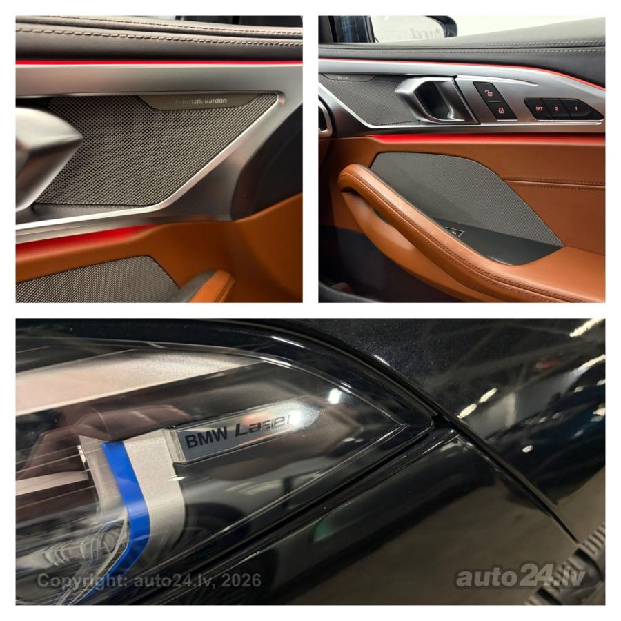 Melns BMW 8-series 2019 Tallina, ar dzinēja tilpumu 3.00 L un nobraukumu 70 tūkst. km par 52900 €, foto 12 vietnē AUTOMOTO.COM.LV