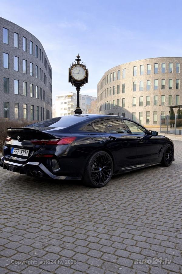 Black BMW 8-series 2020 in Tallinn, with an engine capacity of 3.00 L and mileage of 110 thousand km for 55000 €, photo 8 on AUTOMOTO.COM.LV
