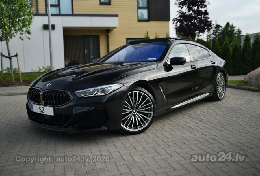 Black BMW 8-series 2020 in Tallinn, with an engine capacity of 3.00 L and mileage of 109 thousand km for 51900 €, photo 7 on AUTOMOTO.COM.LV