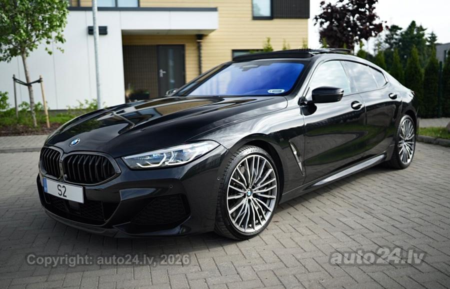 Black BMW 8-series 2020 in Tallinn, with an engine capacity of 3.00 L and mileage of 109 thousand km for 51900 €, photo 8 on AUTOMOTO.COM.LV