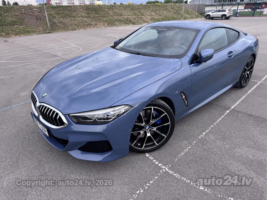 Blue BMW 8-series 2019 in Tallinn, with an engine capacity of 3.00 L and mileage of 98 thousand km for 54000 €, photo 1 on AUTOMOTO.COM.LV