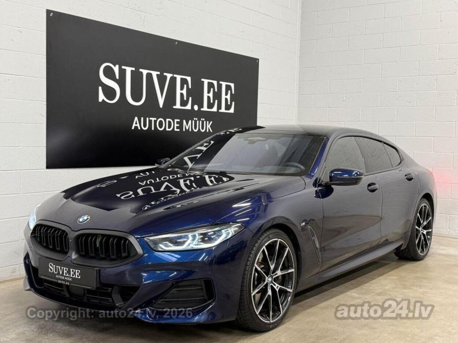 Blue BMW 8-series 2022 in Tallinn, with an engine capacity of 3.00 L and mileage of 83 thousand km for 47995 €, photo 1 on AUTOMOTO.COM.LV