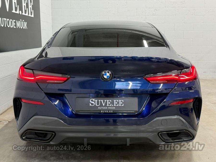 Blue BMW 8-series 2022 in Tallinn, with an engine capacity of 3.00 L and mileage of 83 thousand km for 47995 €, photo 7 on AUTOMOTO.COM.LV