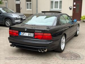 Grey BMW 8-series 1990 in Riga, with an engine capacity of 5.00 L and mileage of 189 thousand km for 25000 €, photo 4 on AUTOMOTO.COM.LV