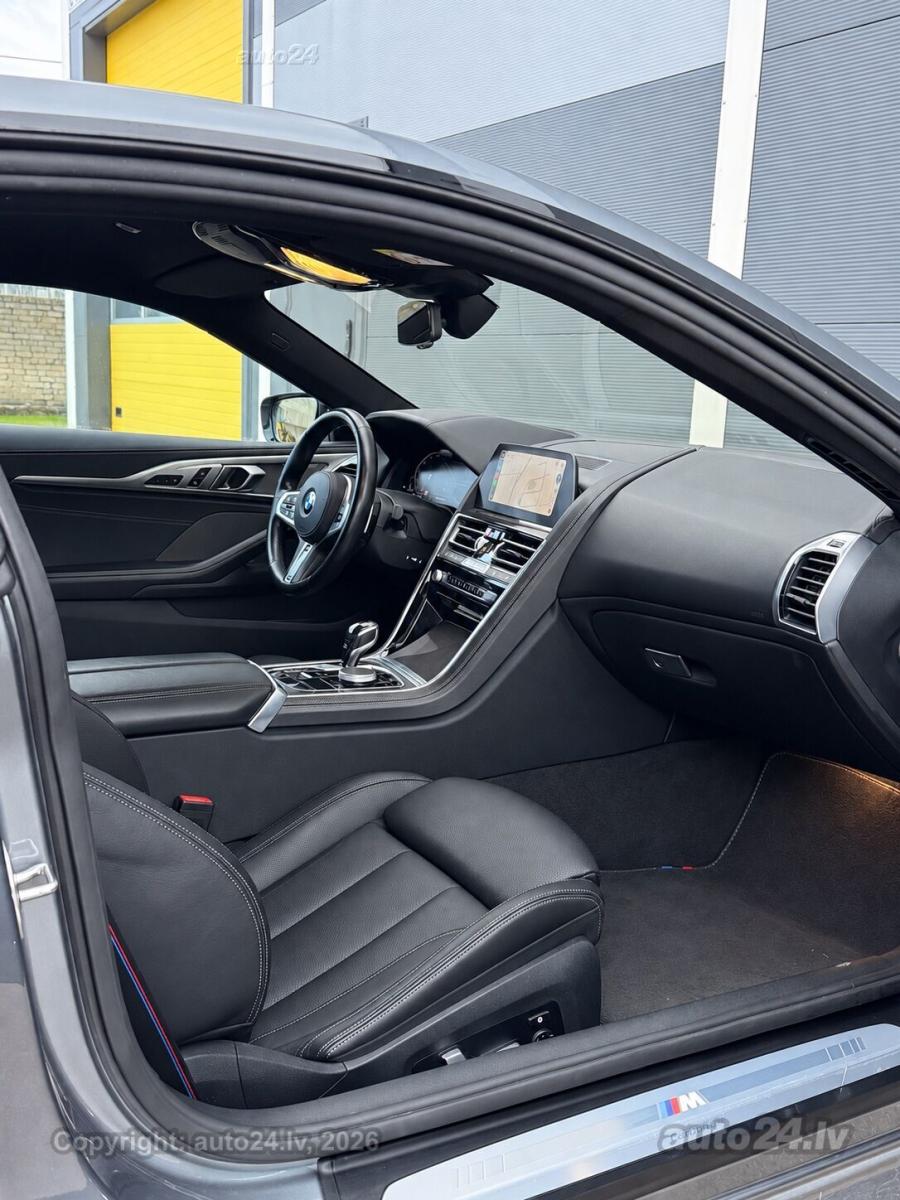 Pelēks BMW 8-series 2021 Tallina, ar dzinēja tilpumu 3.00 L un nobraukumu 75 tūkst. km par 51199 €, foto 13 vietnē AUTOMOTO.COM.LV