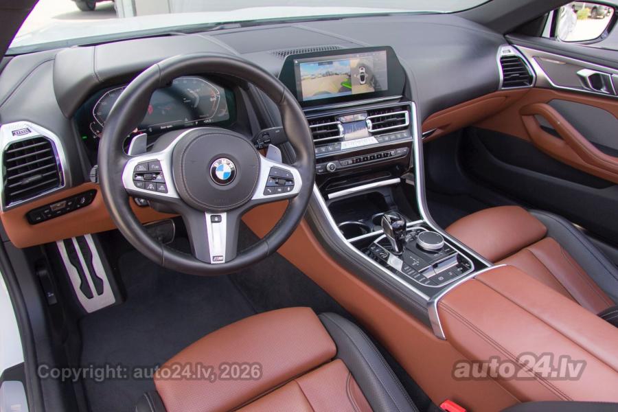 White BMW 8-series 2021 in Tallinn, with an engine capacity of 3.00 L and mileage of 50 thousand km for 66900 €, photo 4 on AUTOMOTO.COM.LV