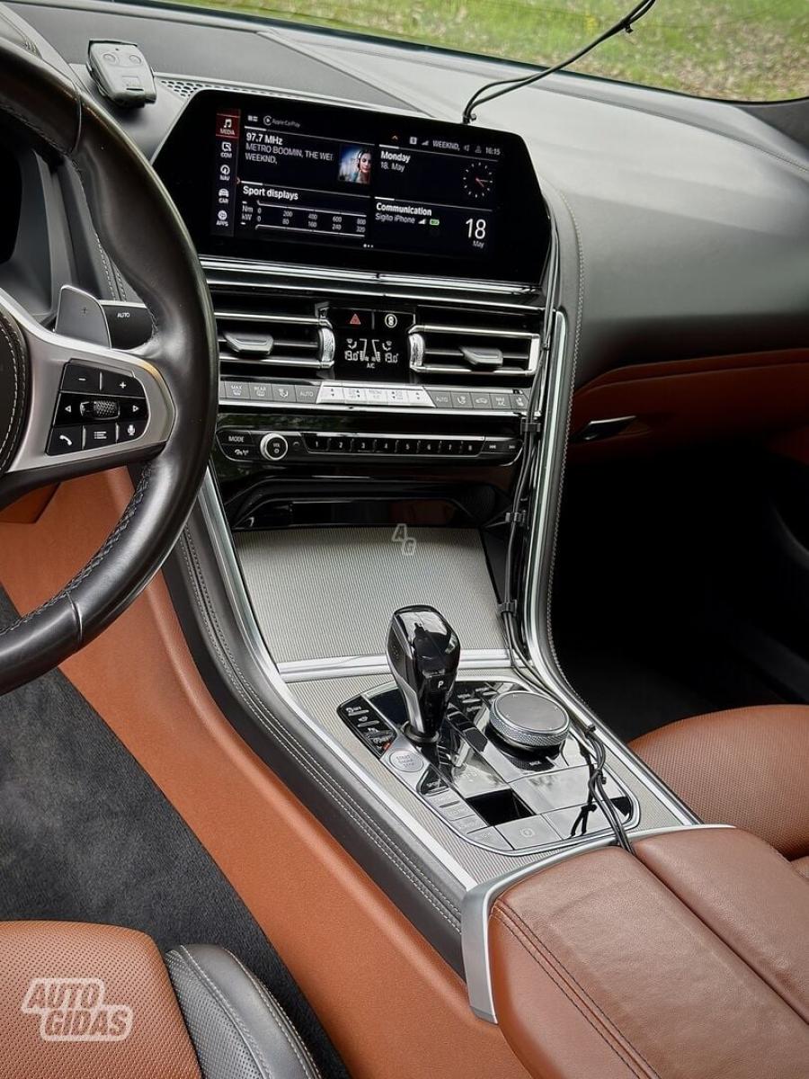 Melns BMW 840 2019 Plungė, ar dzinēja tilpumu 3.00 L un nobraukumu 88 tūkst. km par 48000 €, foto 25 vietnē AUTOMOTO.COM.LV