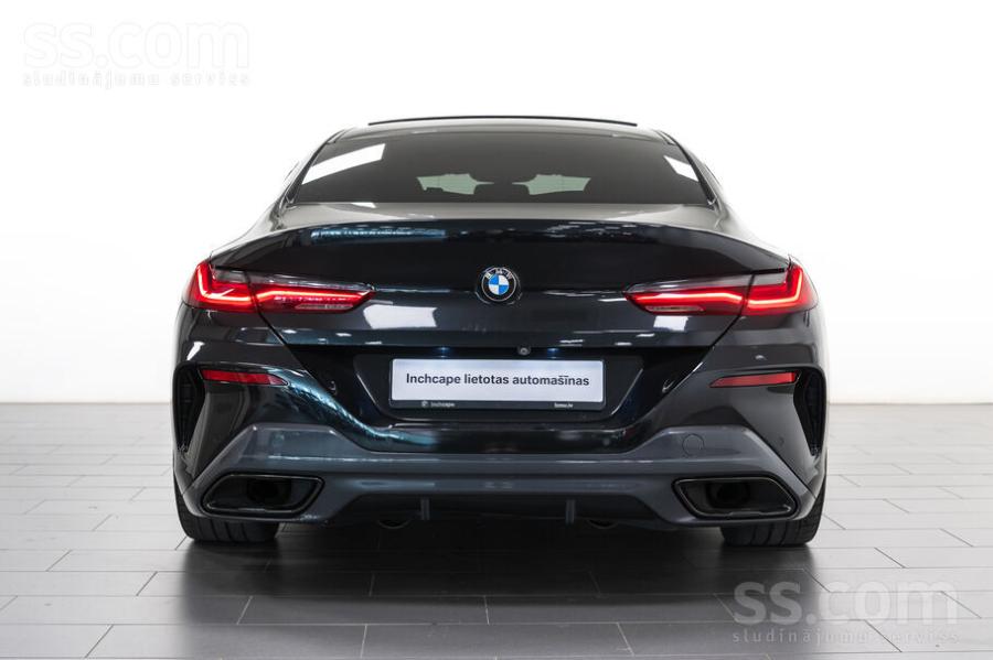 Black BMW 840 2019 in Riga, with an engine capacity of 3.00 L and mileage of 130 thousand km for 46500 €, photo 5 on AUTOMOTO.COM.LV