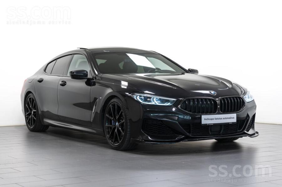 Black BMW 840 2019 in Riga, with an engine capacity of 3.00 L and mileage of 130 thousand km for 46500 €, photo 13 on AUTOMOTO.COM.LV