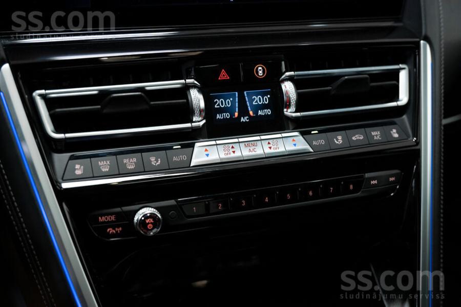 Black BMW 840 2019 in Riga, with an engine capacity of 3.00 L and mileage of 130 thousand km for 46500 €, photo 27 on AUTOMOTO.COM.LV