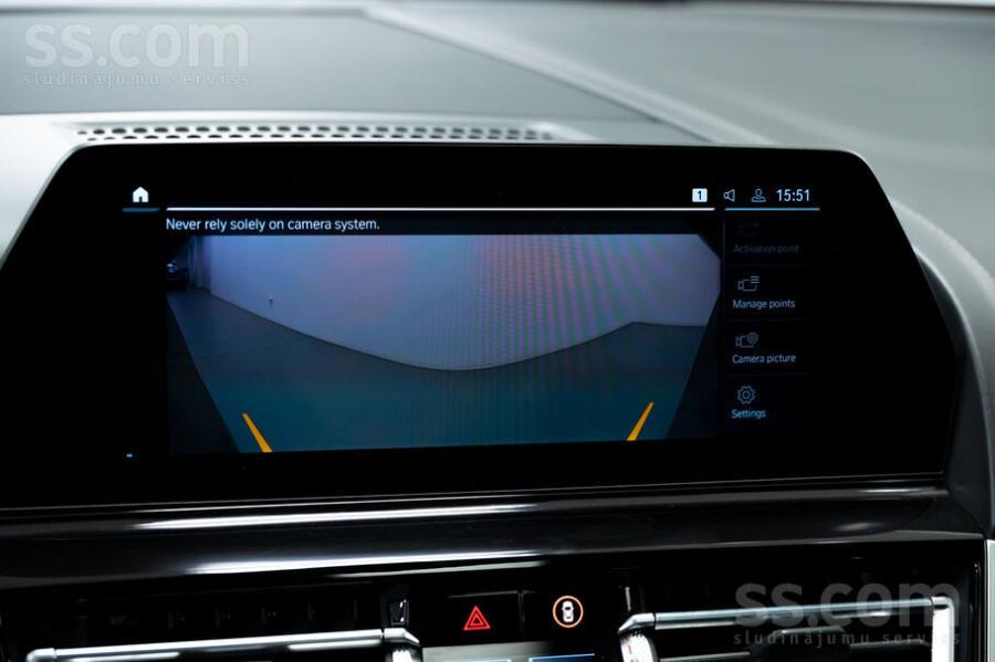 Black BMW 840 2019 in Riga, with an engine capacity of 3.00 L and mileage of 130 thousand km for 46500 €, photo 29 on AUTOMOTO.COM.LV