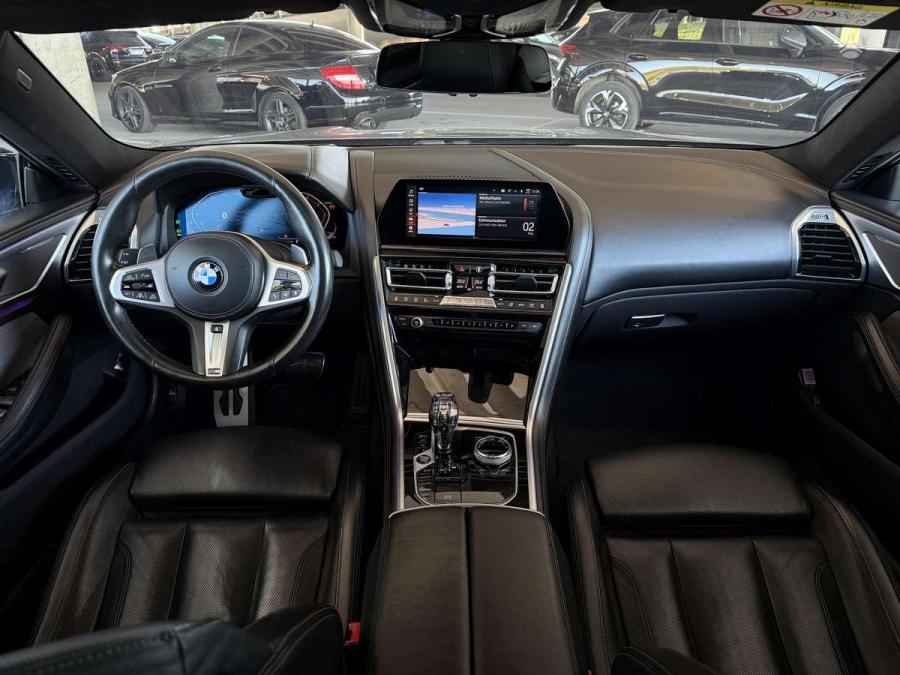 Black BMW 840 2021 in Kaunas, with an engine capacity of 2.99 L and mileage of 127 thousand km for 44900 €, photo 17 on AUTOMOTO.COM.LV