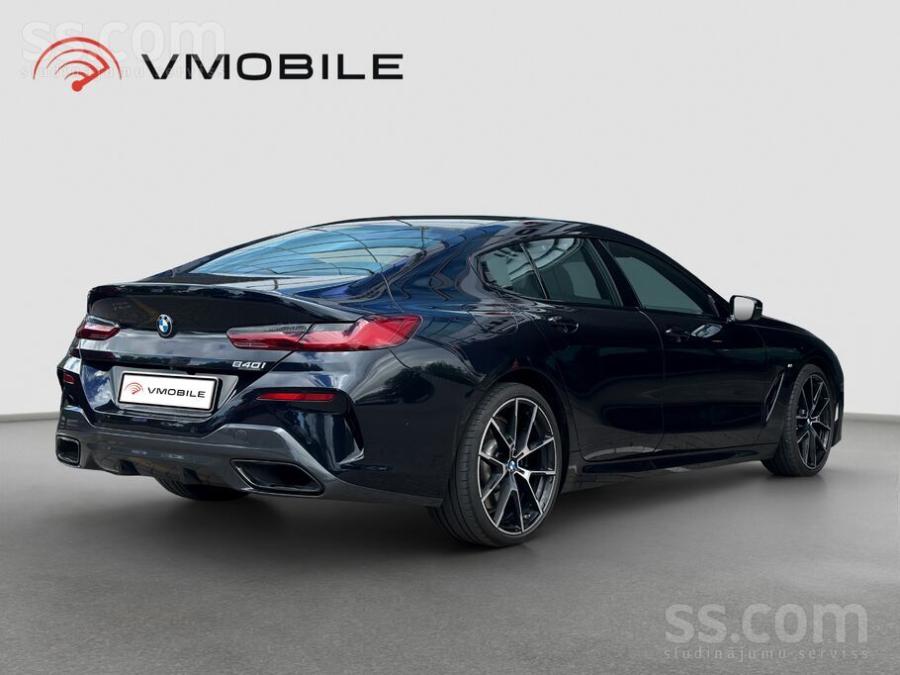 Black BMW 840 2022 in Riga, with an engine capacity of 3.00 L and mileage of 63 thousand km for 53990 €, photo 3 on AUTOMOTO.COM.LV