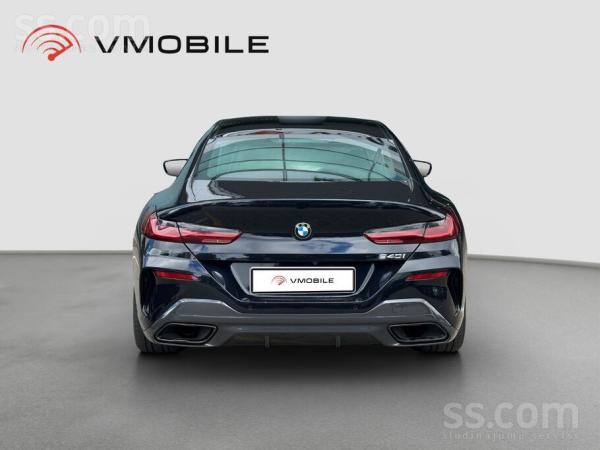 Black BMW 840 2022 in Riga, with an engine capacity of 3.00 L and mileage of 63 thousand km for 53990 €, photo 5 on AUTOMOTO.COM.LV
