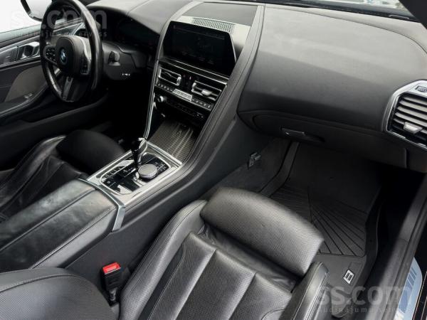 Black BMW 840 2022 in Riga, with an engine capacity of 3.00 L and mileage of 63 thousand km for 53990 €, photo 6 on AUTOMOTO.COM.LV