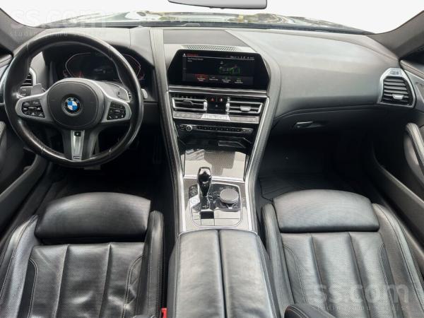 Black BMW 840 2022 in Riga, with an engine capacity of 3.00 L and mileage of 63 thousand km for 53990 €, photo 8 on AUTOMOTO.COM.LV