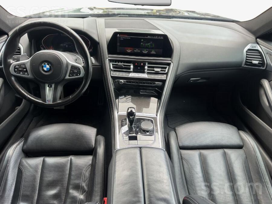 Black BMW 840 2022 in Riga, with an engine capacity of 3.00 L and mileage of 63 thousand km for 53990 €, photo 8 on AUTOMOTO.COM.LV