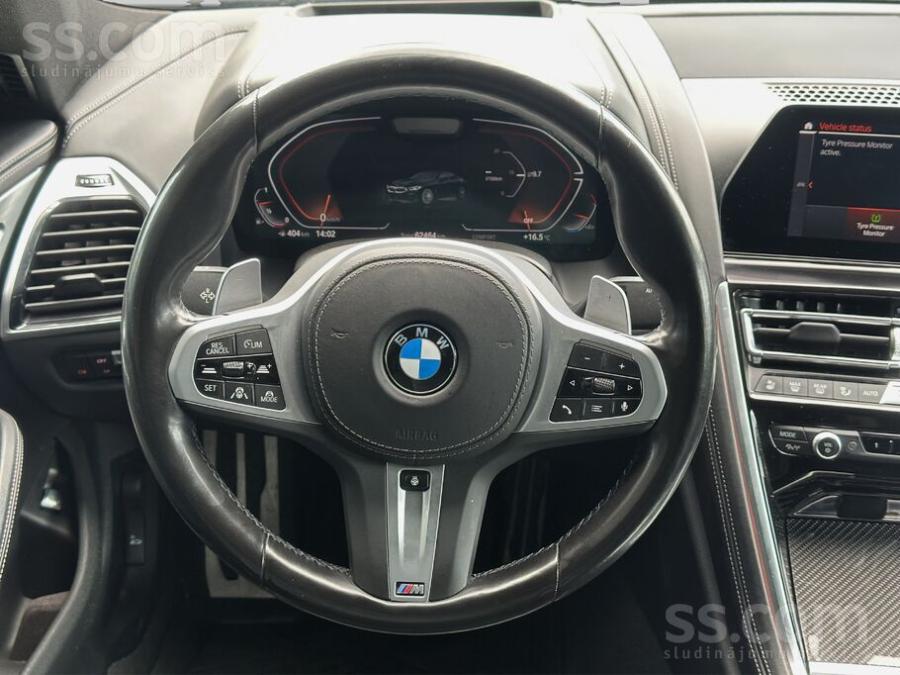 Black BMW 840 2022 in Riga, with an engine capacity of 3.00 L and mileage of 63 thousand km for 53990 €, photo 9 on AUTOMOTO.COM.LV