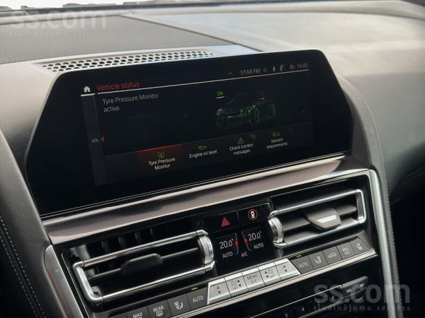 Black BMW 840 2022 in Riga, with an engine capacity of 3.00 L and mileage of 63 thousand km for 53990 €, photo 11 on AUTOMOTO.COM.LV