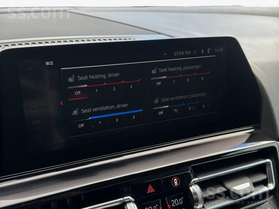Black BMW 840 2022 in Riga, with an engine capacity of 3.00 L and mileage of 63 thousand km for 53990 €, photo 13 on AUTOMOTO.COM.LV