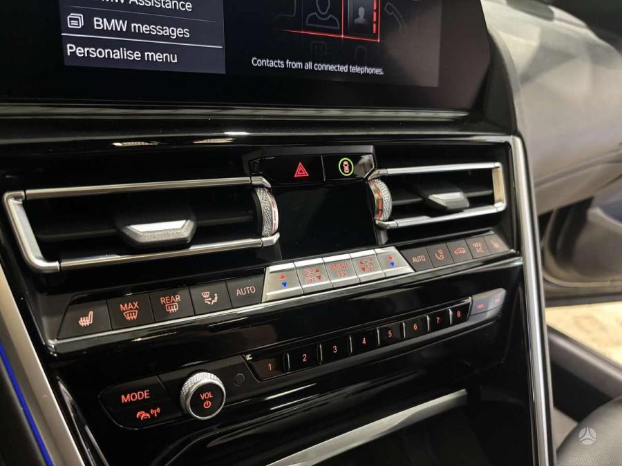 Черный БМВ 840 2022 в Клайпеда, объемом двигателя 2.99 л и пробегом 75 тыс. км за 53900 €, фото 30 на AUTOMOTO.COM.LV