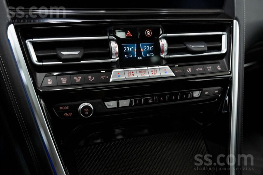 Melns BMW 840 2022 Rīga, ar dzinēja tilpumu 3.00 L un nobraukumu 65 tūkst. km par 52900 €, foto 26 vietnē AUTOMOTO.COM.LV