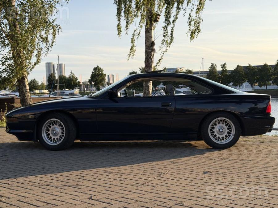 Синий БМВ 840 1993 в Рига, объемом двигателя 4.00 л и пробегом 205 тыс. км за 19900 €, фото 7 на AUTOMOTO.COM.LV