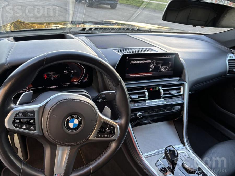 Blue BMW 840 2020 in Aizkraukle, with an engine capacity of 3.00 L and mileage of 147 thousand km for 51000 €, photo 14 on AUTOMOTO.COM.LV