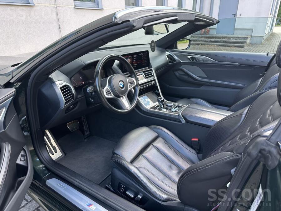 Green BMW 840 2023 in Jelgava, with an engine capacity of 3.00 L and mileage of 74 thousand km for 64990 €, photo 13 on AUTOMOTO.COM.LV