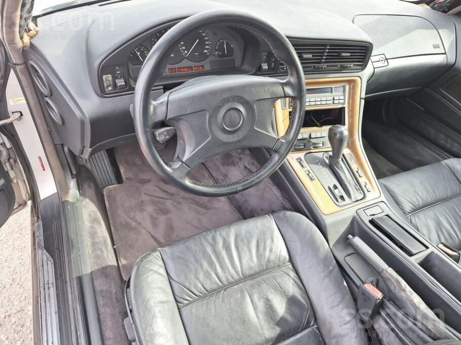 Grey BMW 840 1997 in Riga, with an engine capacity of 4.00 L and mileage of 113 thousand km for 21500 €, photo 17 on AUTOMOTO.COM.LV