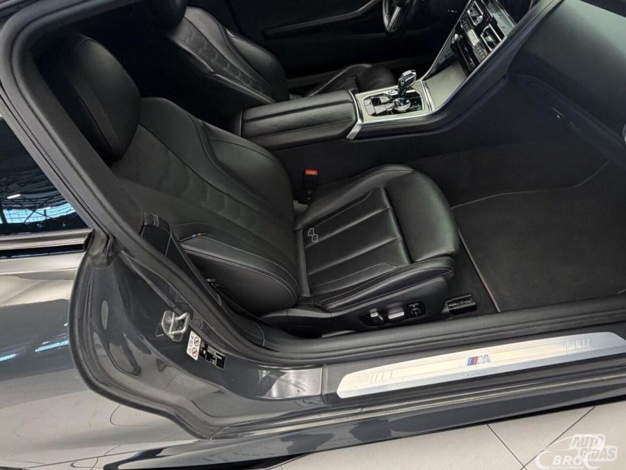 Pelēks BMW 840 2019 Avižieniai, ar dzinēja tilpumu 3.00 L un nobraukumu 250 tūkst. km par 34900 €, foto 6 vietnē AUTOMOTO.COM.LV