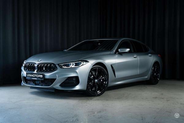 Grey BMW 840 2025 in Vilnius, with an engine capacity of 2.99 L and mileage of 6 thousand km for 67999 €, photo 1 on AUTOMOTO.COM.LV