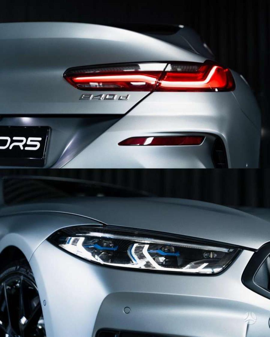 Pelēks BMW 840 2025 Viļņa, ar dzinēja tilpumu 2.99 L un nobraukumu 6 tūkst. km par 67999 €, foto 9 vietnē AUTOMOTO.COM.LV
