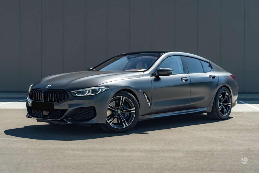 Grey BMW 840 2020 in Klaipeda, with an engine capacity of 2.99 L and mileage of 103 thousand km for 44490 €, photo 1 on AUTOMOTO.COM.LV