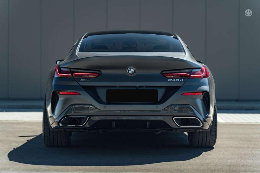 Grey BMW 840 2020 in Klaipeda, with an engine capacity of 2.99 L and mileage of 103 thousand km for 44490 €, photo 7 on AUTOMOTO.COM.LV