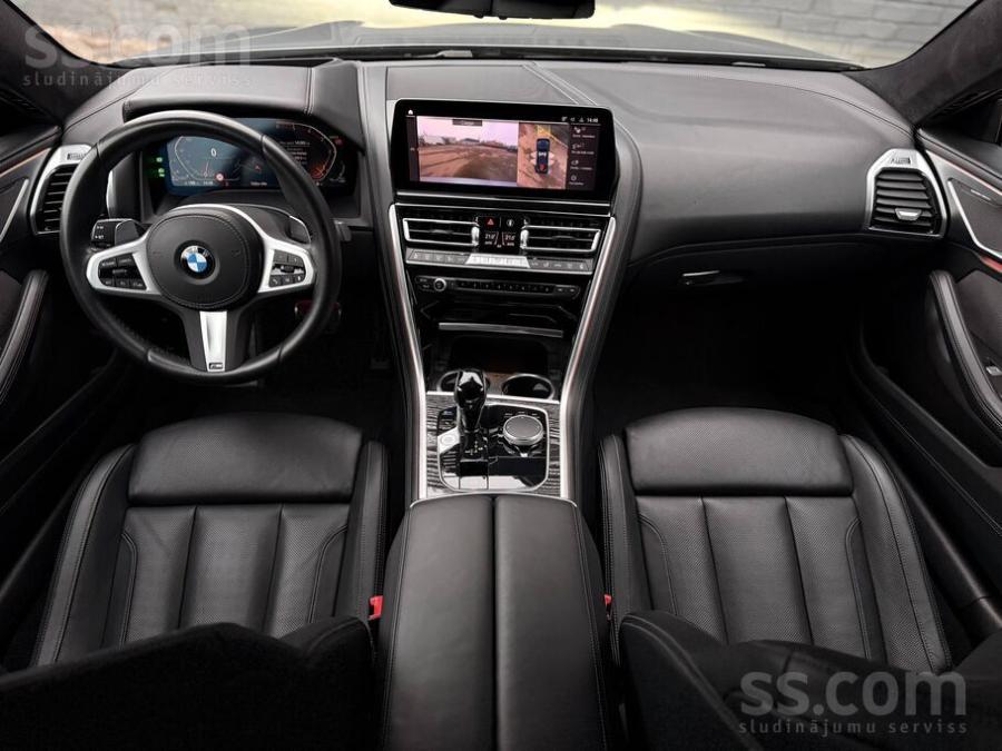 Grey BMW 840 2022 in Daugavpils, with an engine capacity of 3.00 L and mileage of 143 thousand km for 49800 €, photo 15 on AUTOMOTO.COM.LV
