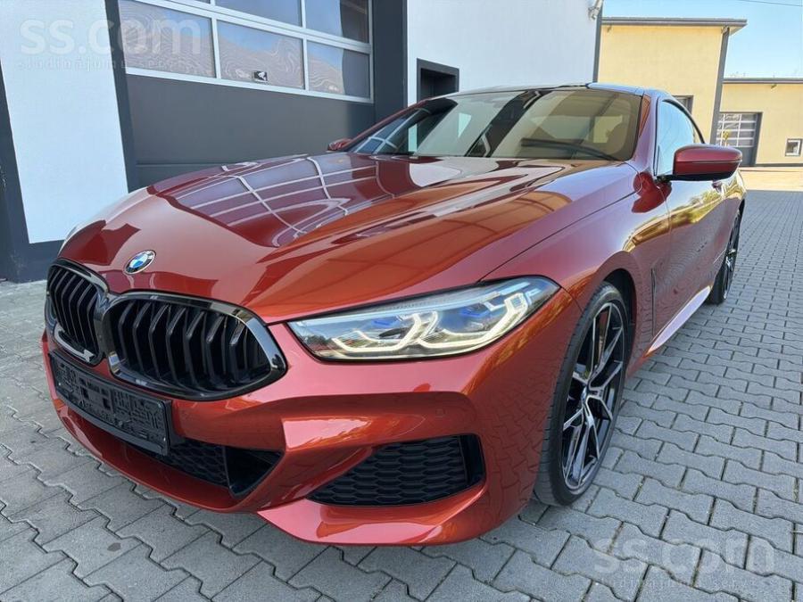 Orange BMW 840 2022 in Riga, with an engine capacity of 3.00 L and mileage of 69 thousand km for 69770 €, photo 1 on AUTOMOTO.COM.LV