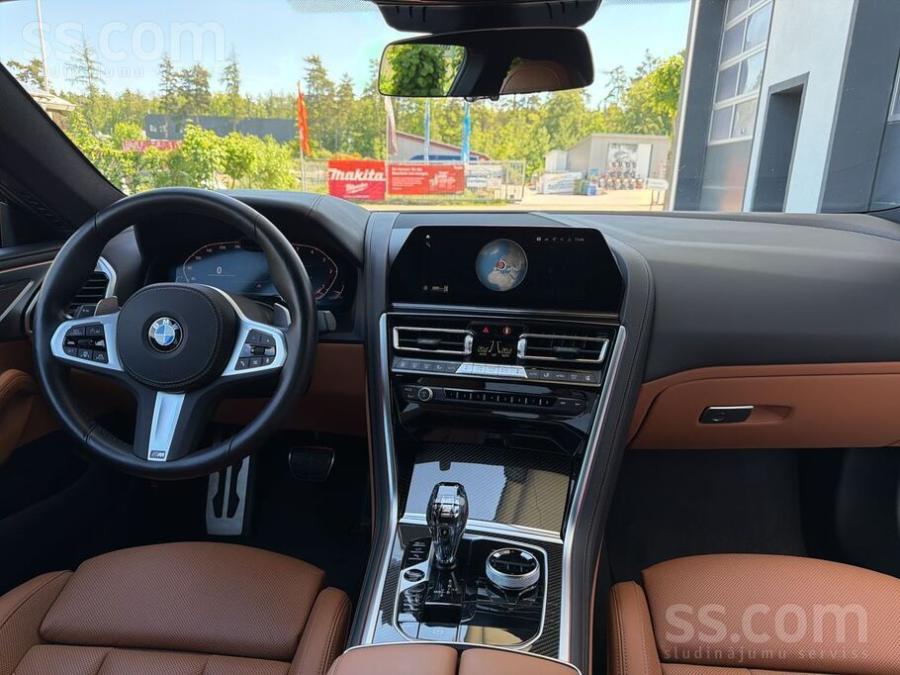 Orange BMW 840 2022 in Riga, with an engine capacity of 3.00 L and mileage of 69 thousand km for 69770 €, photo 21 on AUTOMOTO.COM.LV