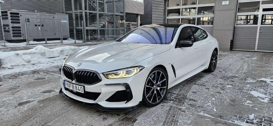Balts BMW 840 2020 Viļņa, ar dzinēja tilpumu 3.00 L un nobraukumu 69 tūkst. km par 49000 €, foto 1 vietnē AUTOMOTO.COM.LV
