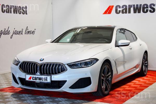 Balts BMW 840 2020 Rīga, ar dzinēja tilpumu 3.00 L un nobraukumu 29 tūkst. km par 51000 €, foto 1 vietnē AUTOMOTO.COM.LV